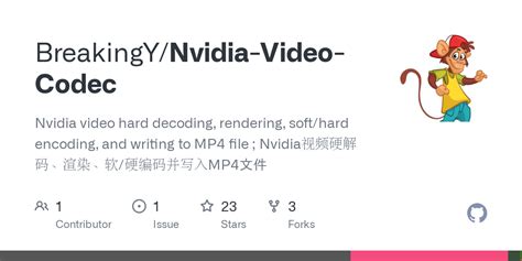 Github Breakingynvidia Video Codec Nvidia Video Hard Decoding Rendering Softhard Encoding