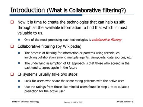 Ppt Item Based Collaborative Filtering Recommendation Algorithms