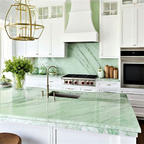 15 Green Marble Countertop Design Ideas To Copy