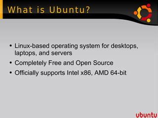 Ubuntu ODP Operating Systems Computer Software And Applications