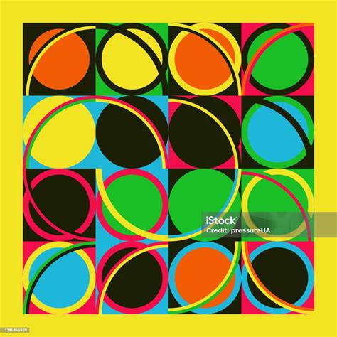 추상 모더니즘 미학 디자인에서 영감을 받은 네오 지오 패턴 벡터 그래픽 모던 양식에 대한 스톡 벡터 아트 및 기타 이미지 모던 양식 양식 문서 0명 Istock