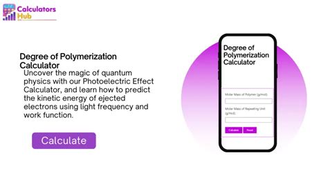 Degree Of Polymerization Calculator Estimating Polymer Chain Lengths Made Easy