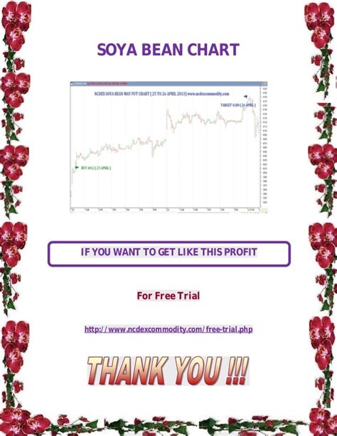 Understanding The Soya Bean Chart