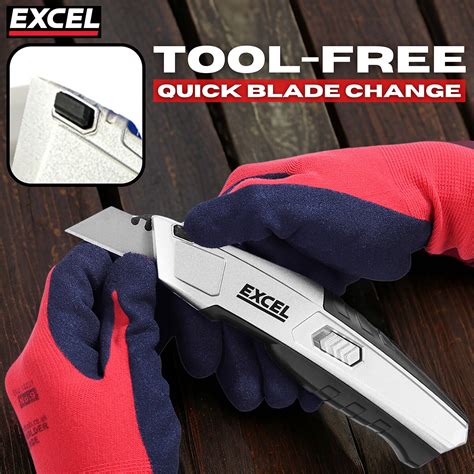 Excel Auto Reload Utility Knife With 5 Blades