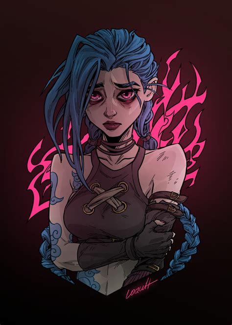 Artstation Jinxpowder ~ Arcane Iwan Mankowski Lol League Of