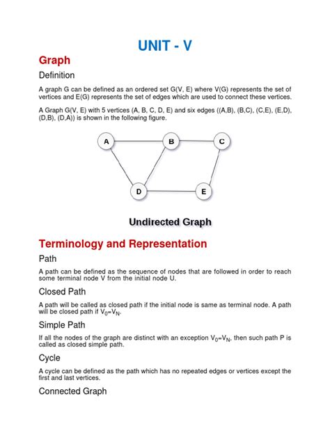 data structure unit 5 b tech 3rd pdf database index vertex