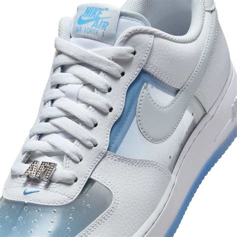 Nike Air Force 1 Low Clear 2025 Whiteuniversity Blue Ib5724 100