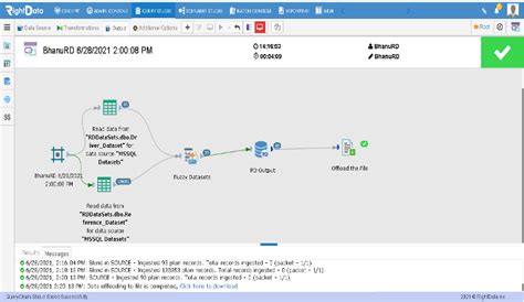 fuzzy join transformation in the query chain rightdata
