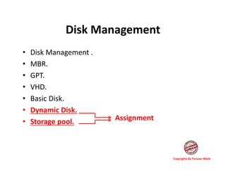 Lecture 8 Disk Management PDF