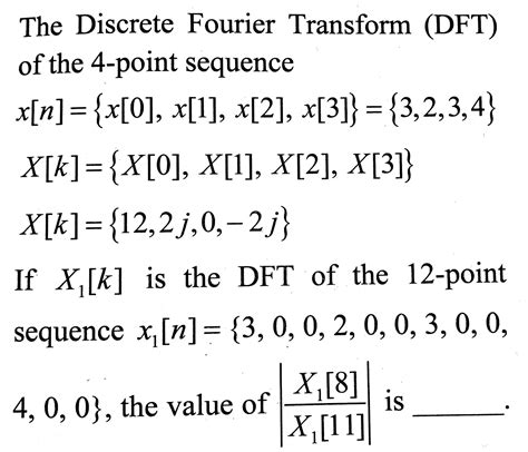 Question Based On Scaling Property Of Dft Signal Processing Stack