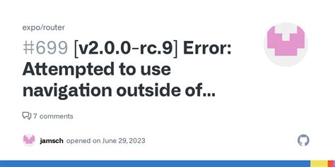 V200 Rc9 Error Attempted To Use Navigation Outside Of Expo Router