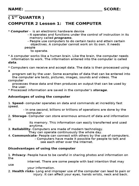 Computer 2 Pdf Personal Computers Computer Hardware