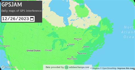 Gpsjam Gps Gnss Interference Map