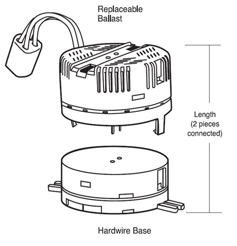 Tcp 12536hw 36w Circline Ballast And Hardwire Base