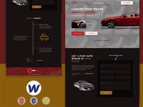 Responsive Interactive And Modern Website Using Webflow Builder Upwork