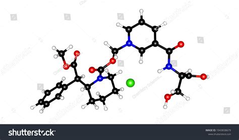 Serdexmethylphenidate Molecule 3d Adhd Attention Deficit Stock Illustration 1943838679