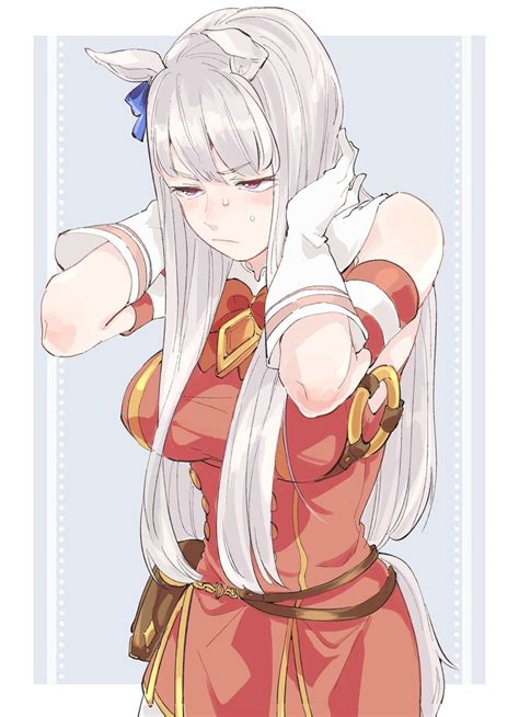 Anime Girls Big Boobs Solo Gold Ship Uma Musume Embarrassed 720p