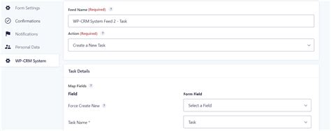 setting up gravity forms connect wp crm system