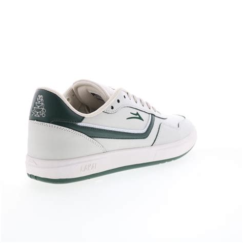 Lakai Terrace Ms3230130b00 Mens Beige Leather Skate Inspired Sneakers
