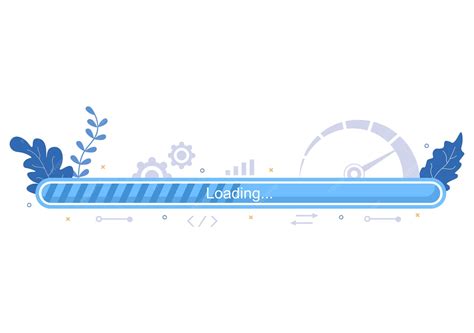 Premium Vector Website Loading Speed Optimization Vector Illustration