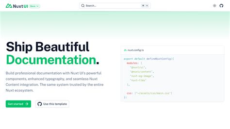 Official Nuxt Ui Templates