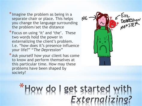Ppt Narrative Therapy Externalizing The Problem Powerpoint
