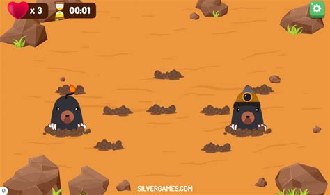 Whack A Mole Play Online On Silvergames 🕹️