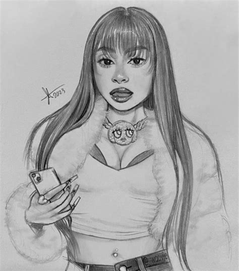 Drawings Of Ice Spice At Erica Francis Blog