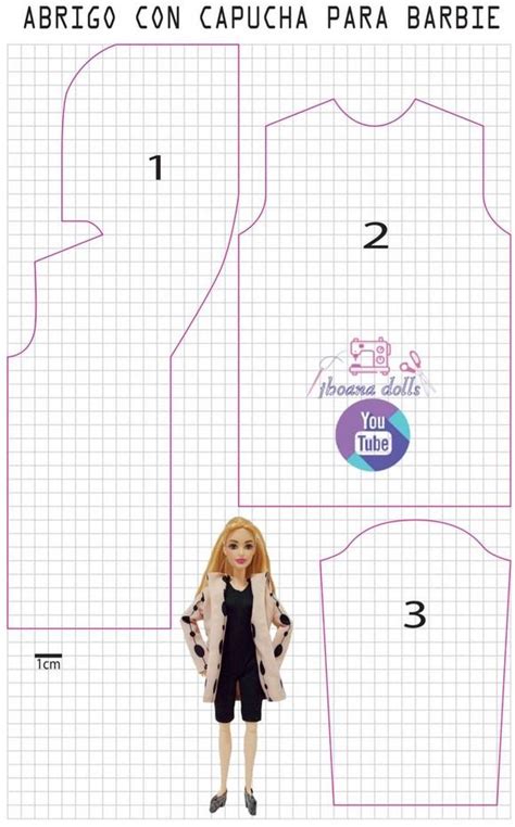 Выкройки одежды для Барби в натуральную величину Это интересно Все о куклах и игрушках Oytoy