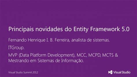 Pdf Principais Novidades Do Entity Framework 5 · Principais Novidades