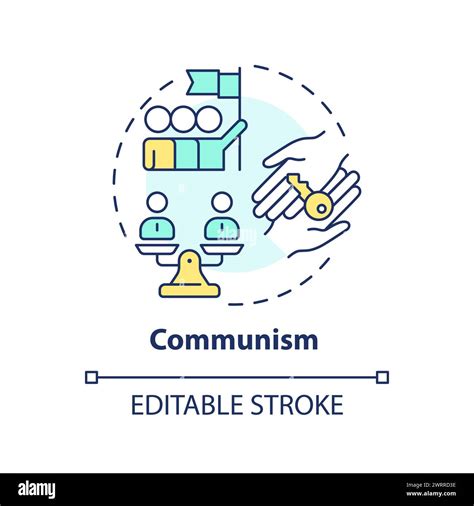 Communism Ideology Multi Color Concept Icon Stock Vector Image And Art Alamy