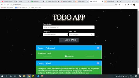 GitHub Samiulla1111 TODO APP