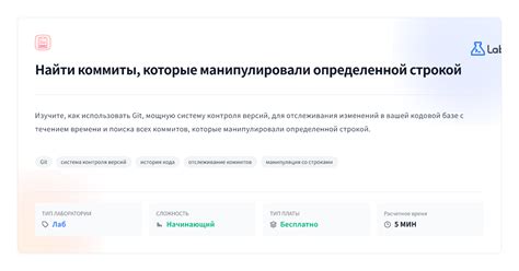Git Playground Система контроля версий История кода Labex