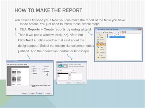 Tutorial Microsoft Access 2003 Pptx Databases Computer Software