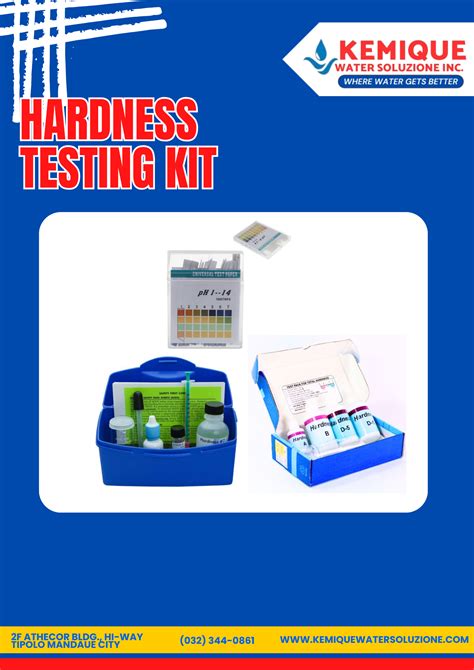 Hardness Testing Kit Kemique Water Soluzione