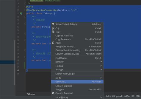 idea如何快速生成get和set方法 两种 idea快速生成get和set csdn博客