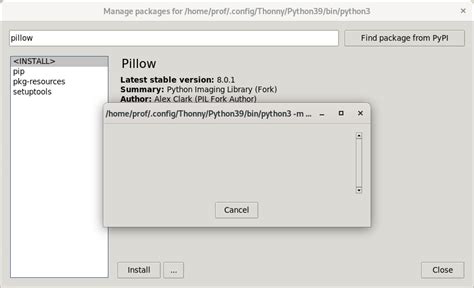 Installer Une Bibliothèque Avec Thonny — Snt