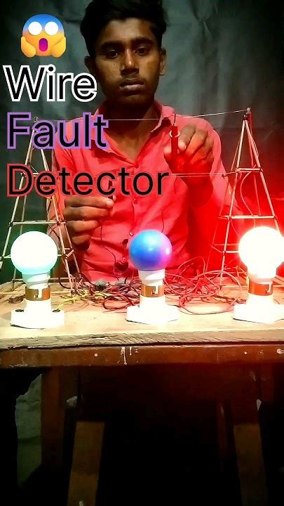 Wire Fault Detector Electrical💡 Project Shorts Experiment Science Automatic Youtube