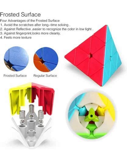 Multicolor Puzzle Pyraminx Cube For Playing And Competition Cmx Cmx Cm At Rs Piece