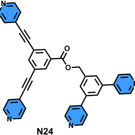 Typical Example Of Rigid Tetradentate Donor Tectons N10n14 Download