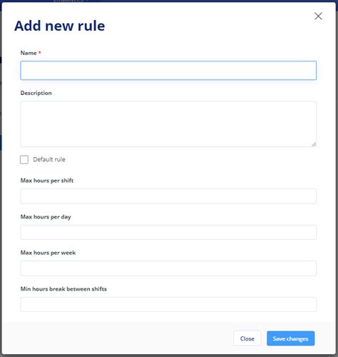Schedule Rules Help Center Tomhrm