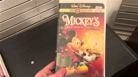 2 Release Of Mickeys Once Upon A Christmas 1999 Vhs Youtube