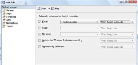 Sql Server Job运行成功或失败时发送电子邮件通知sql Server Job失败发送邮件 Csdn博客