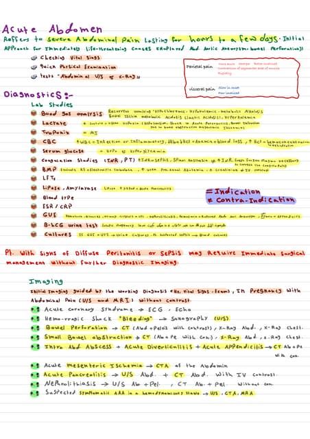 Abdominal Pain Algorithm Pdf