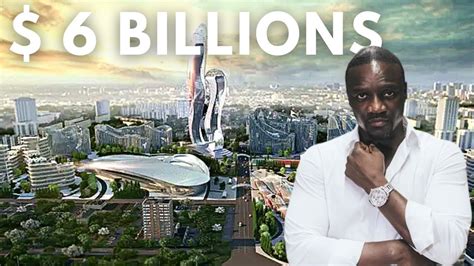 Akon City The Futurist City Of Akon Being Built In Senegal Youtube