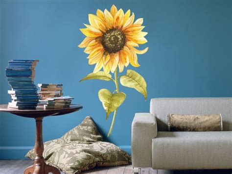 Стикер за стена Слънчоглед