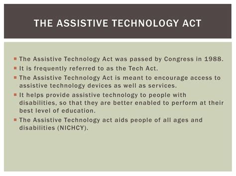 Ppt Assistive Technology Powerpoint Presentation Free Download Id
