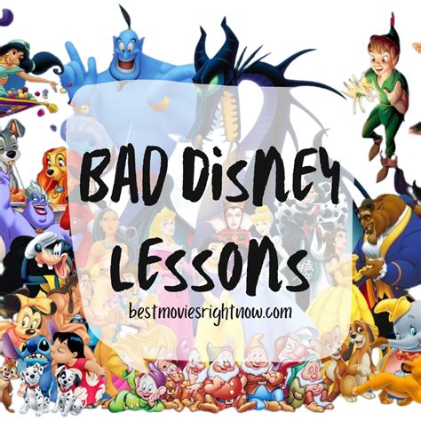 10 Bad Disney Lessons What To Watch Guide