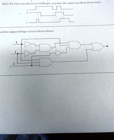 SOLVED Ind The Output Of Logic Circuit Shown Below