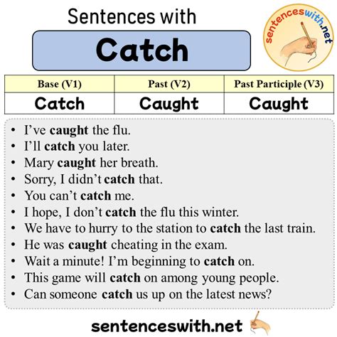 Use Of Sentence Catch At Doris Newkirk Blog